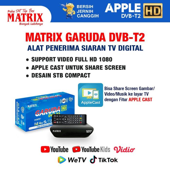 Jual Set Top Box Matrix Garuda DVB T2 Receiver Siaran TV Digital HD ...