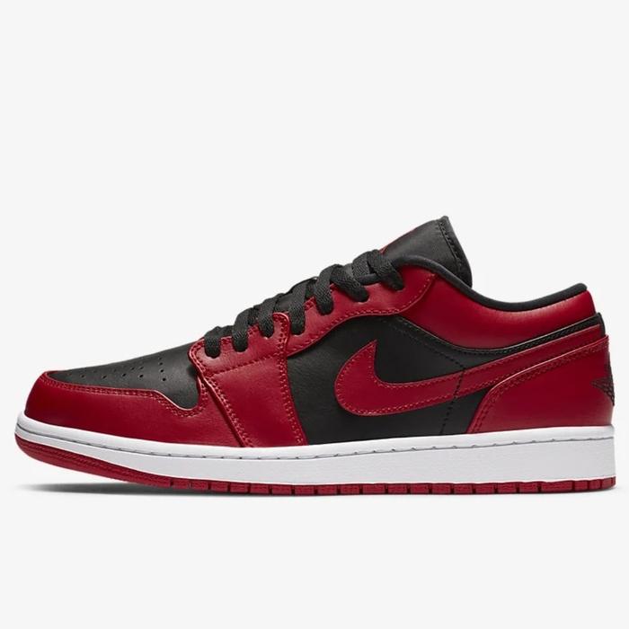 Promo 553558 606 Air Jordan 1 Low Varsity Red Reverse Bred Original ...