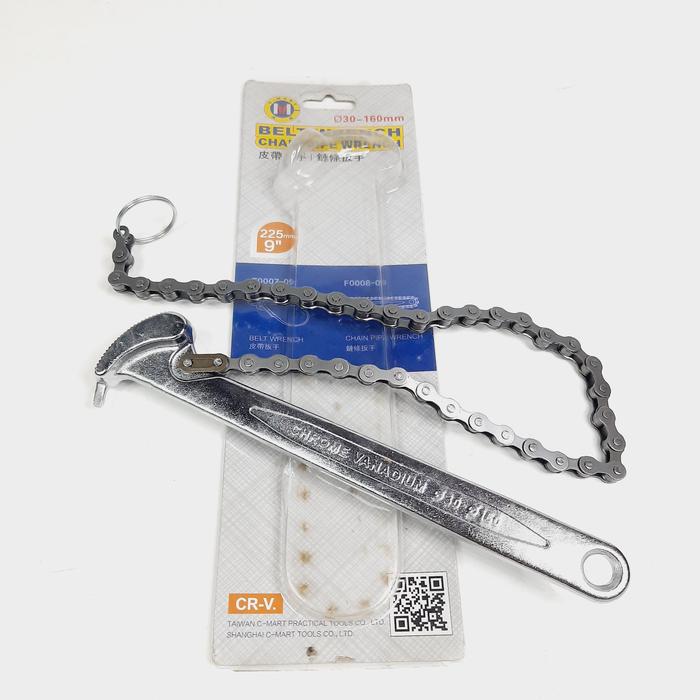 Jual Kunci Filter Oli / Pipa Rantai 9" C-MART F0008-09 - Kota Depok ...