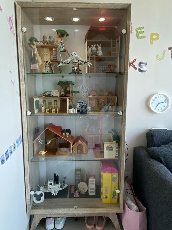 Jual LEMARI RAK PAJANG DISPLAY CABINET FIGURE KOLEKSI LEGO HOT TOYS TAS ...