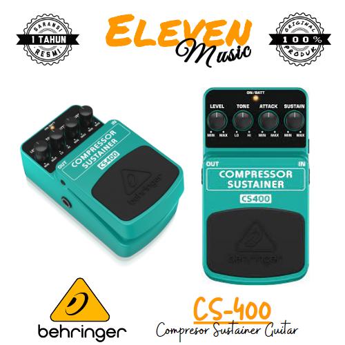 Jual Behringer CS400 Compresor Sustainer Guitar Pedal Effect Stompbox ...