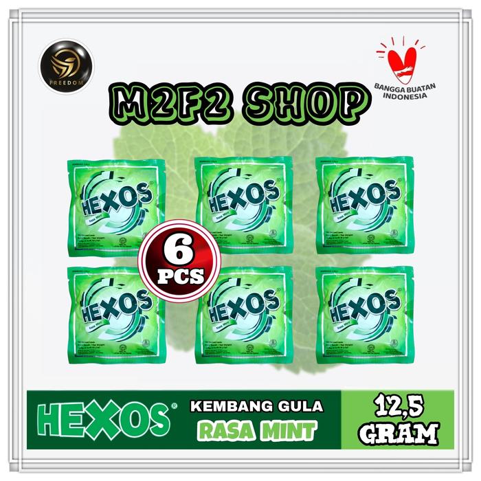Jual Permen Hexos Rasa Mint Sachet Isi 5 Butir - 12,5 gr (Harga 6 Pcs) - Jakarta Pusat - M2F2 ...