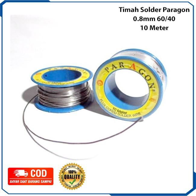 Jual Timah Solder Paragon 10 Meter Roll Kecil 0.8mm 60/40 Kawat Tenol - Kab. Bekasi - Beka Beki ...
