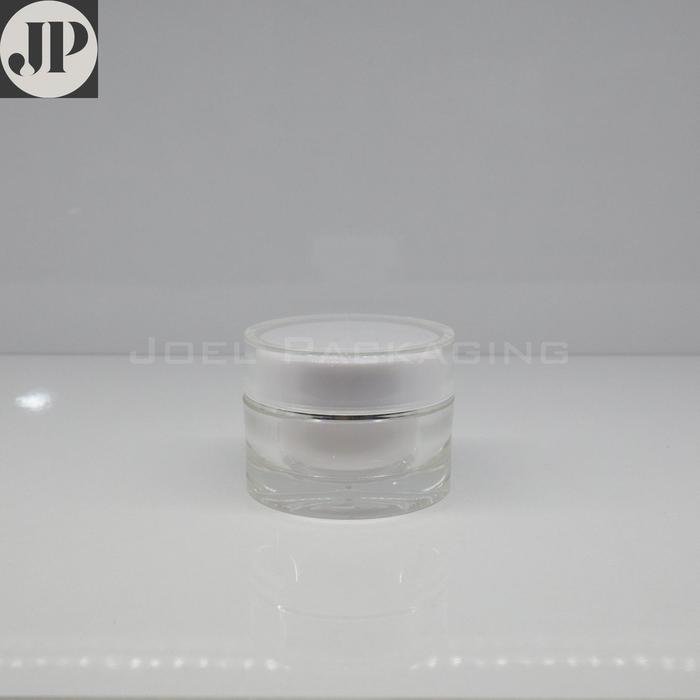 Jual POT CREAM AKRILIK 15 GR WHITE PS 15 GRAM PUTIH TRANSPARAN - Kab ...