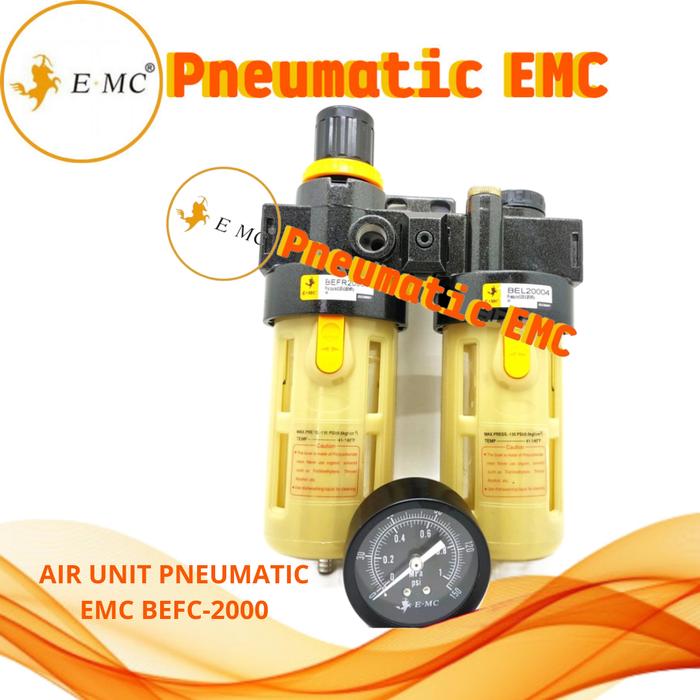 Jual Pneumatic Air Unit FR+L 1/4" EMC BEFC-2000 - Jakarta Barat ...