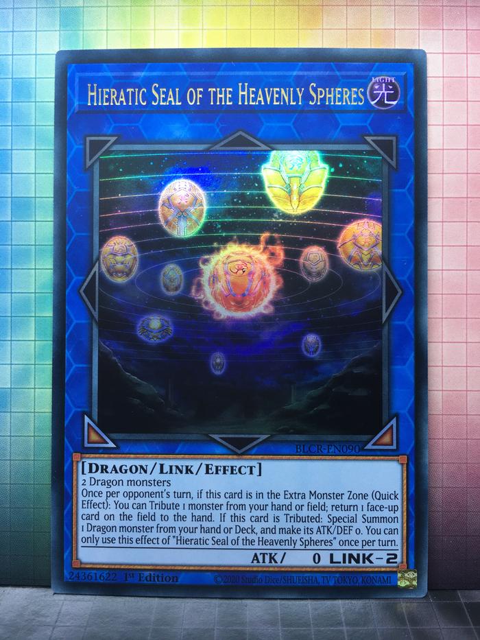 Jual Yugioh Hieratic Seal of the Heavenly Spheres - BLCR ultra rare - Jakarta Barat - Gembul ...