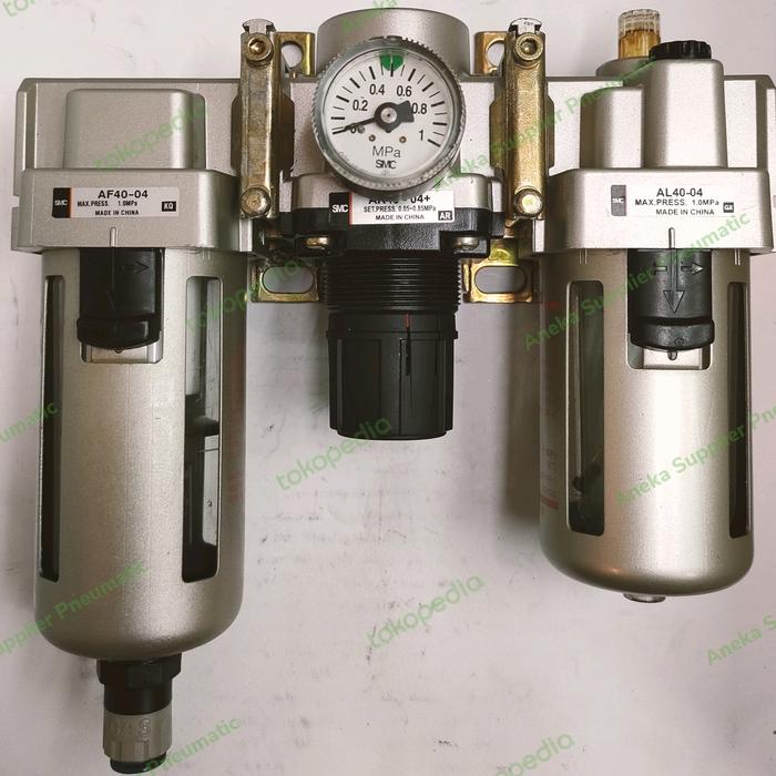 Jual Air Filter .Regulator.Lubricator SMC AC 40-04 +Gauge Automatic ...