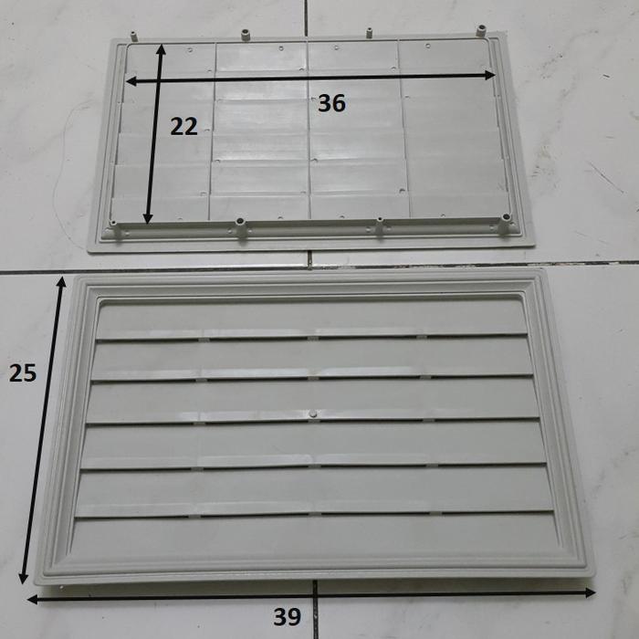 Jual Jalusi PVC / Ventilasi / penutup lubang pintu kamar mandi toilet ...