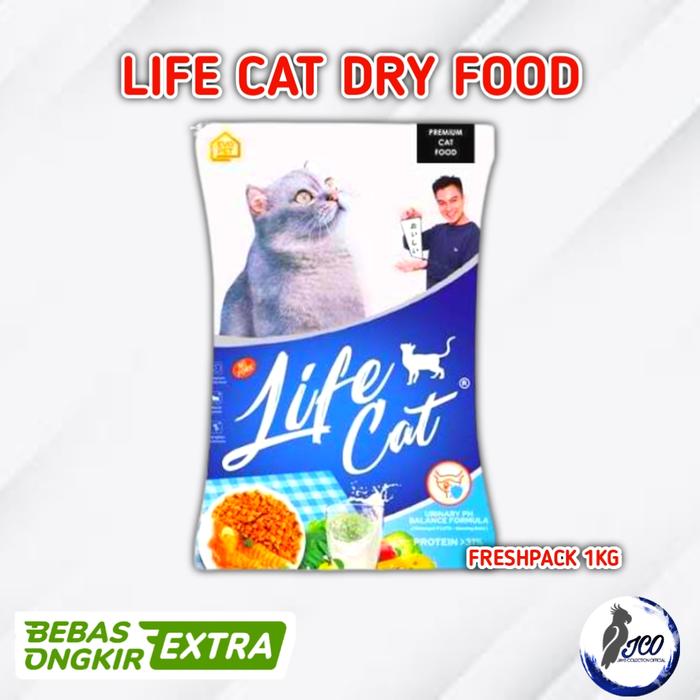 Jual LIFE CAT DRY FOOD 1KG MAKANAN KUCING LIFE CAT DRY FOOD - Jakarta ...