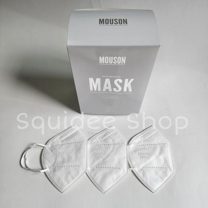 Promo Masker Dewasa KN95 MOUSON 5 PLY isi 50 Pcs Kemasan Box - KN95 ...