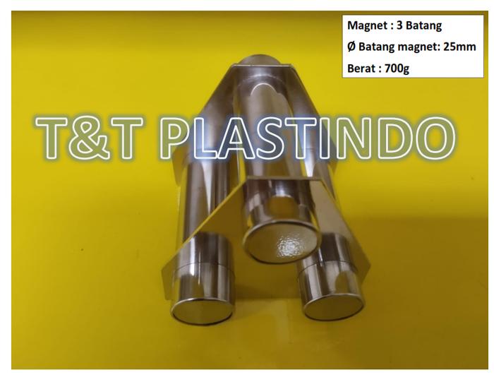 Jual MAGNET FOR HOPPER DRYER / MAGNET SEPARATOR (3, 5, 7, 9, 11 BATANG ...