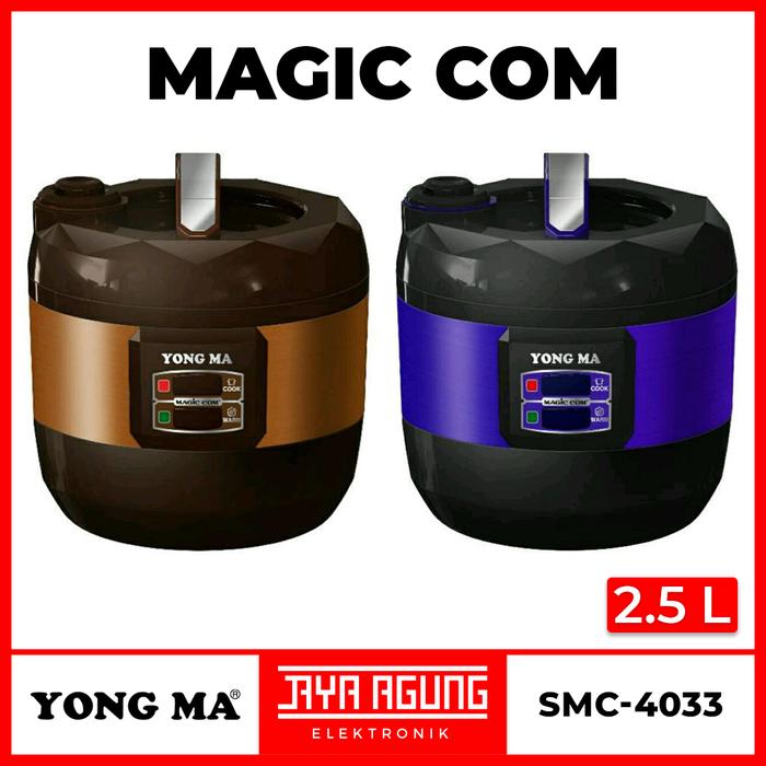 Jual Magic Com 2.5 Liter YONGMA SMC-4033 Rice Cooker YONG MA Penanak ...