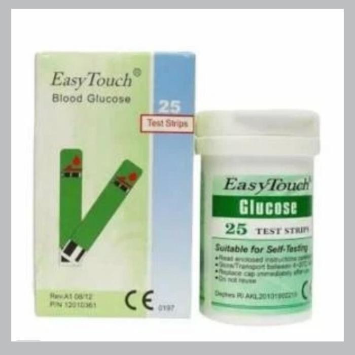 Jual Easytouch gula darah easy touch easytouch blood glucose isi 25 ...
