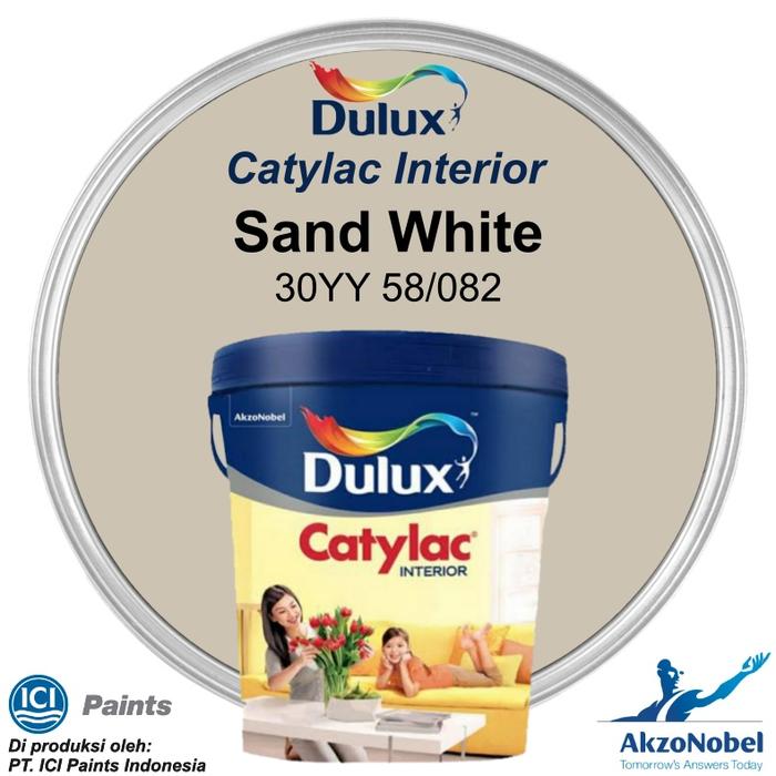 Promo CAT DULUX CATYLAC INTERIOR 5 KG - SAND WHITE 30YY 58/082 ...