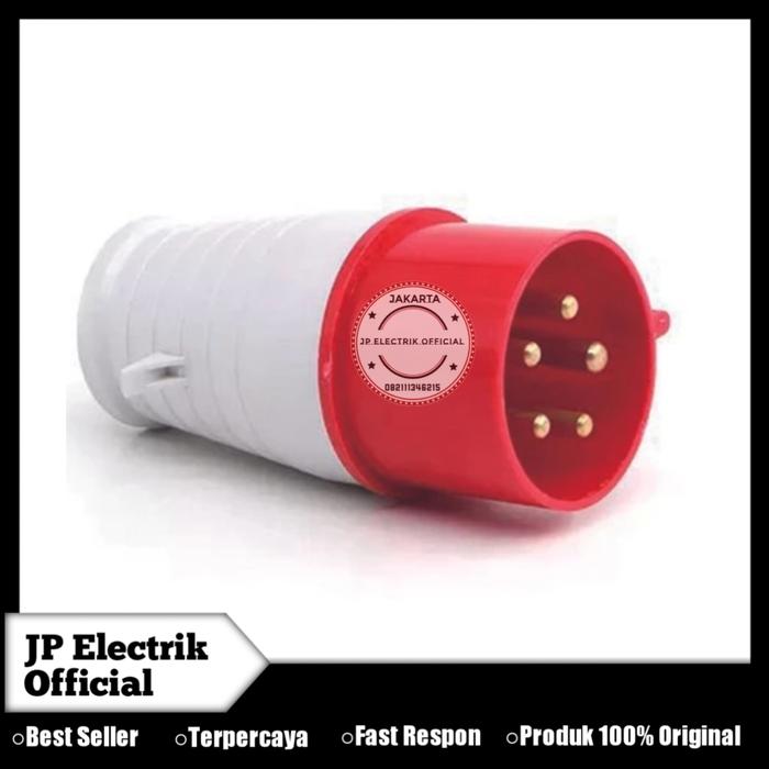 Jual Steker Genset 5 Pin 32A CEE 025 Industrial Plug 5 Pin 32A ...