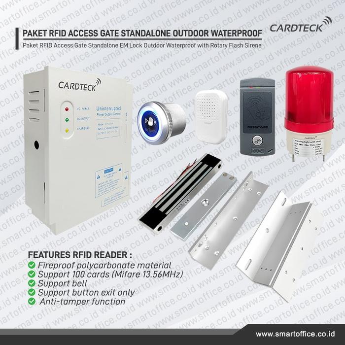 Jual Paket RFID Access Control Outdoor Sliding Gate Swing Gate SOCA ...