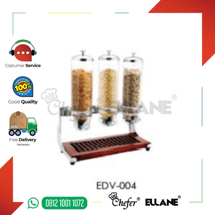 Jual DISPENSER SEREAL/CEREAL DISPENSER TYPE EDV-004 3x4 LITER MADI IN ...