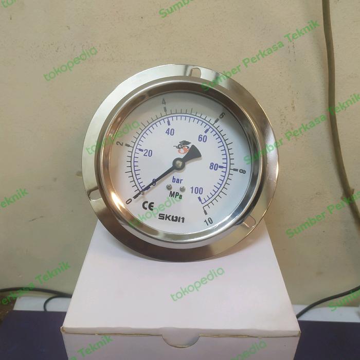 Jual Pressure Gauge Payung SKON 21/2 inch / 10 mpa / 100 bar - Jakarta Barat - Sumber Perkasa ...