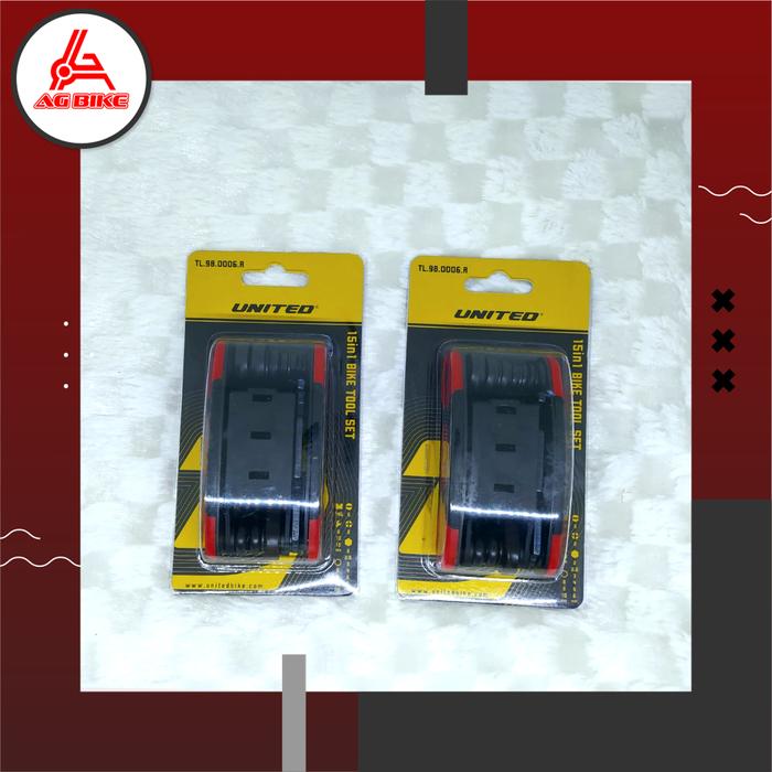 Jual Tool Kit Toolkit Kunci United Merah 15 In 1 L Lipat - Kota ...