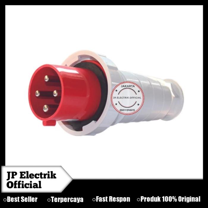 Jual Steker Genset 4 Pin 63A CEE 034 Industrial Plug 4 Pin 63A ...