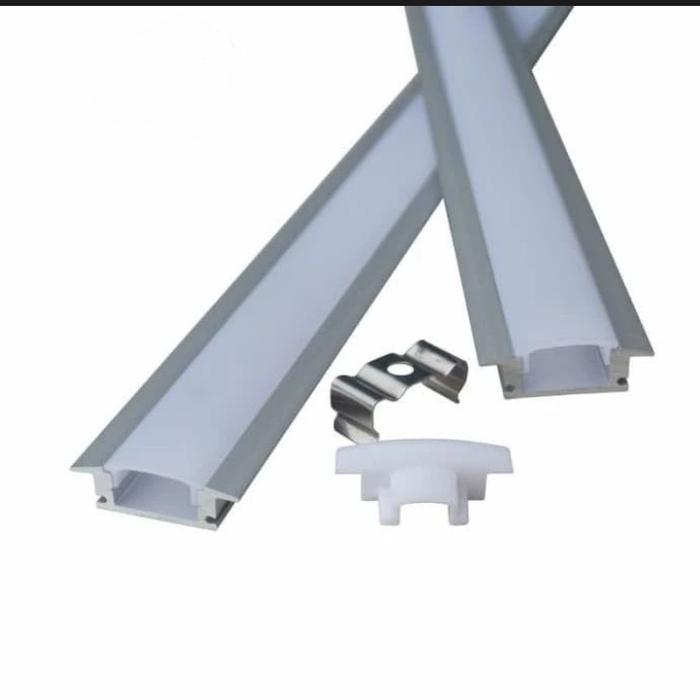 Jual KAP LED STRIP COVER ALUMINIUM LAMPU LED STRIP 1 METER - Jakarta ...