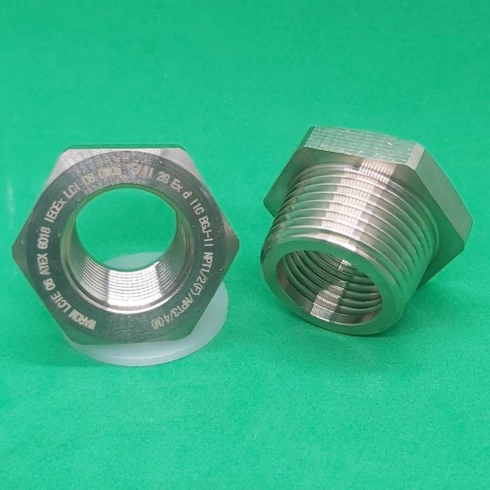 Jual Reducer 3/4" to 1/2" for Cable Gland Explosion proof Ex e - Ex d ...