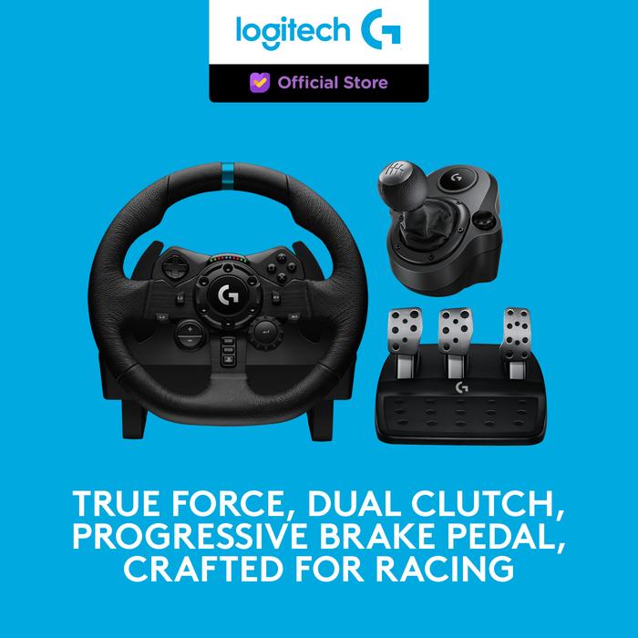 Promo Logitech G923 True Force Wheel + Logitech Driving Shifter ...