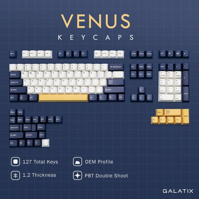 Promo KEYCAPS OEM PROFILE DOUBLE SHOOT VENUS - Kota Bandung - Galatix ...