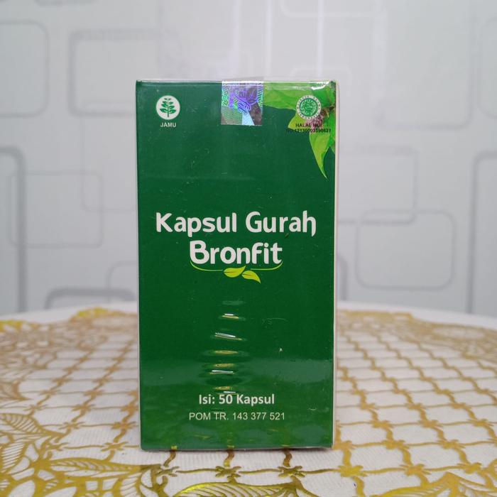 Jual BRONFIT 50 Kapsul - GURAH. BATUK BERDAHAK. PILEK. FLU. ASTHMA ...