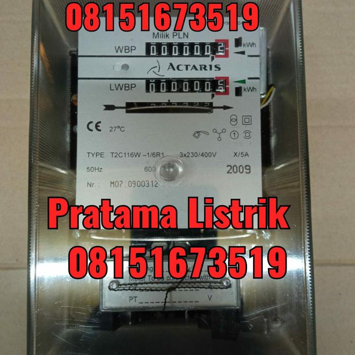 Jual KWH Meter 3Phase Double Tarif 5A Analog Merk Actaris - Jakarta Pusat - Pratama Listrik ...