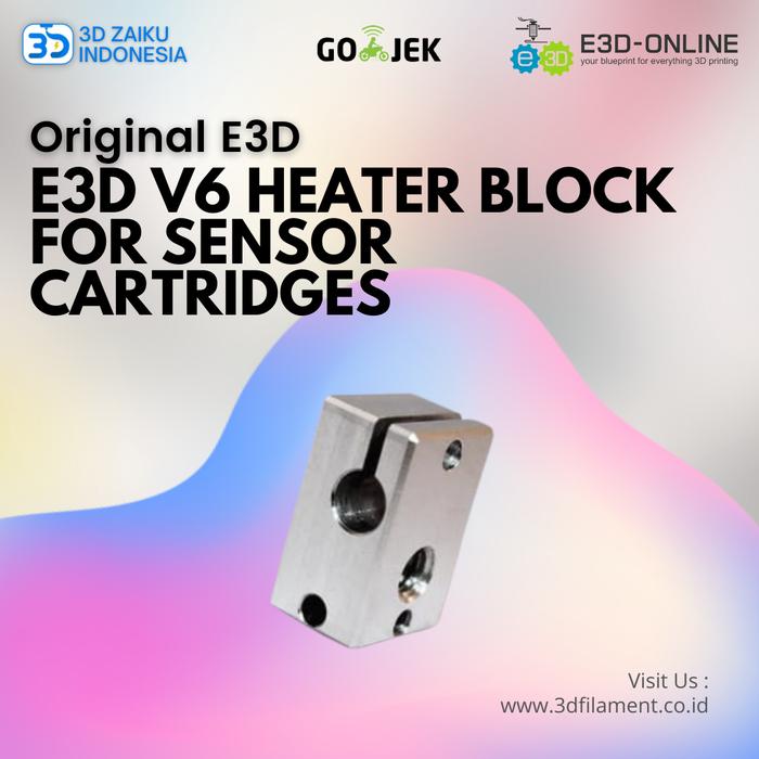 Jual Original E3D V6 Heater Block for Sensor Cartridges from UK ...
