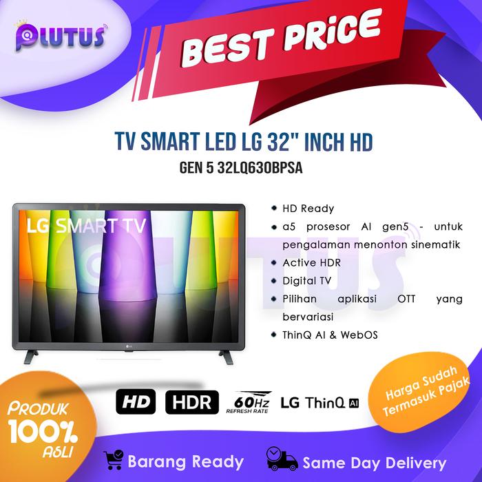 Jual TV Smart LED LG 32LQ630 32" Inch HD Gen 5 32LQ630BPSA Garansi ...