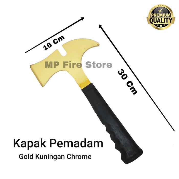 Jual Kapak Kampak Pemadam Kebakaran DAMKAR Fire Axe Hydrant Plus Sarung - SILVER CHROME ...