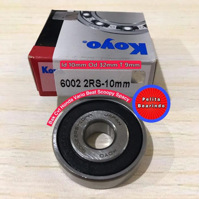 Jual BALL BEARING 6002 - 10 mm BAK CVT 6002 2RS-10MM KOYO - Jakarta ...