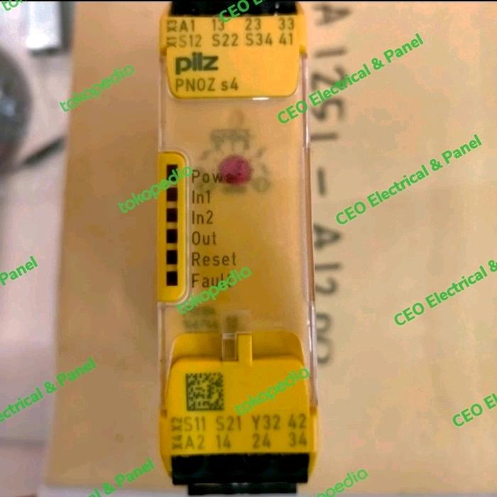 Jual PILZ PNOZ S4 48-240VAC/DC 3n/0 1n/c safety relay PILZ PNOZ no ...