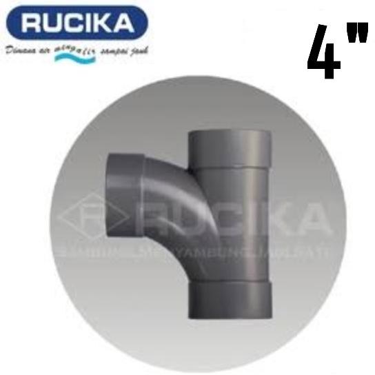 Jual Large radius tee 4 inch D Rucika Tee Y 90 derajat 4" inch Tee yee Ty - Kota Surabaya ...