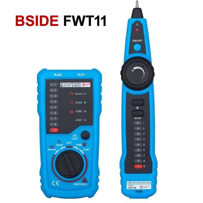 Promo Tester Kabel Jaringan Alat Test Tracker RJ45 RJ11 Telepon BSIDE ...