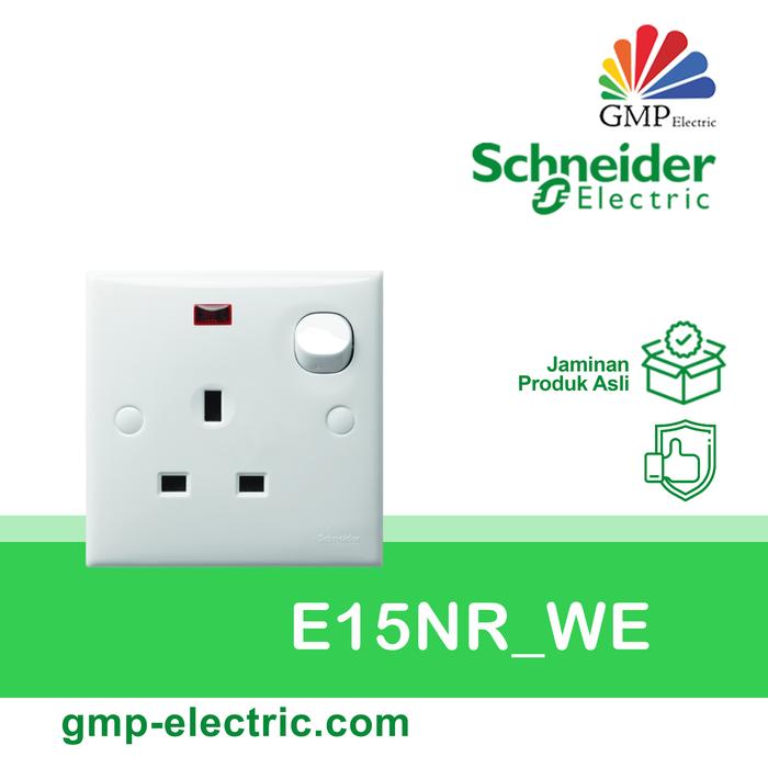 Jual Stop Kontak AC 3 Pin Schneider Classic (Clipsal) E15NR_WE ...