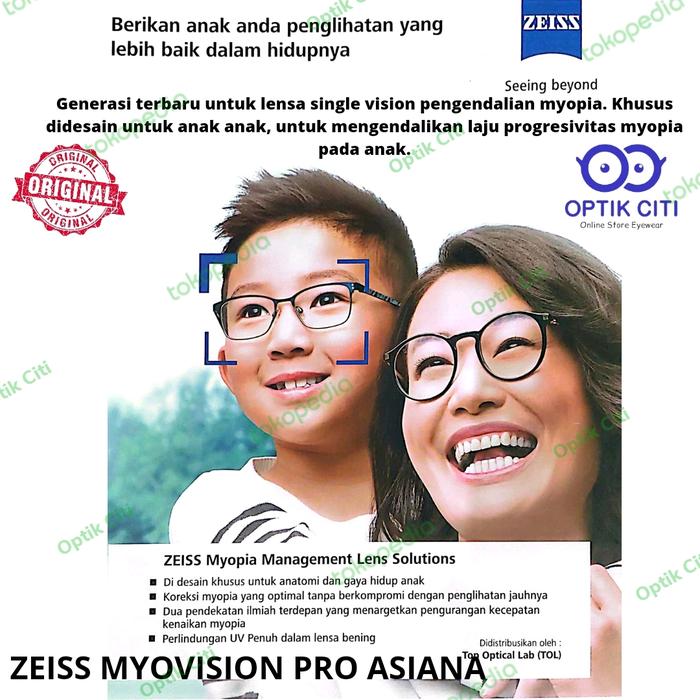Jual Lensa Kacamata Anak Zeiss Myovision Pro Asiana Blue Protect ...