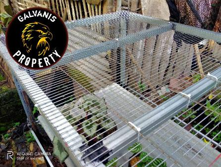 Jual ram galvanis/sekat kandang/pagar ram galvanis P100 L50cm jarak 1,3 ...