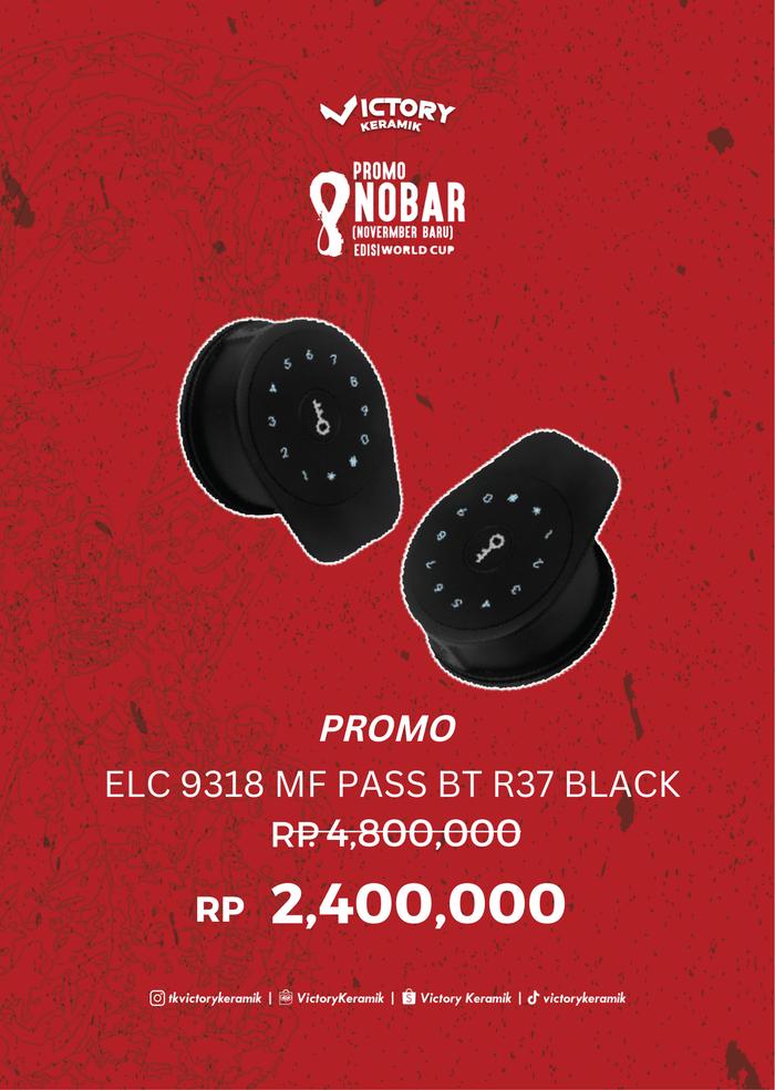 Jual SMART LOCK - ELECTRONIC LOCK DEKKSON ELC 9318 MF PASS BT R37 BLACK ...