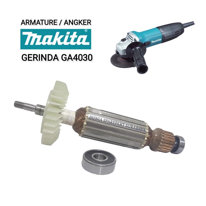 Jual Armature Gerinda MAKITA GA4030 / Angker Dinamo Grinda MAKITA GA ...