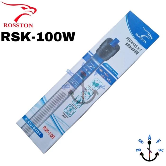Jual Alat Pemanas Aquarium Ikan Hias Rosston RSK Heater 100 Watt - Kota Tangerang - Brayy Island ...