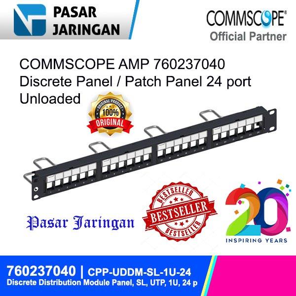 Jual COMMSCOPE AMP 760237040 Discrete Panel / Patch Panel 24 port ...