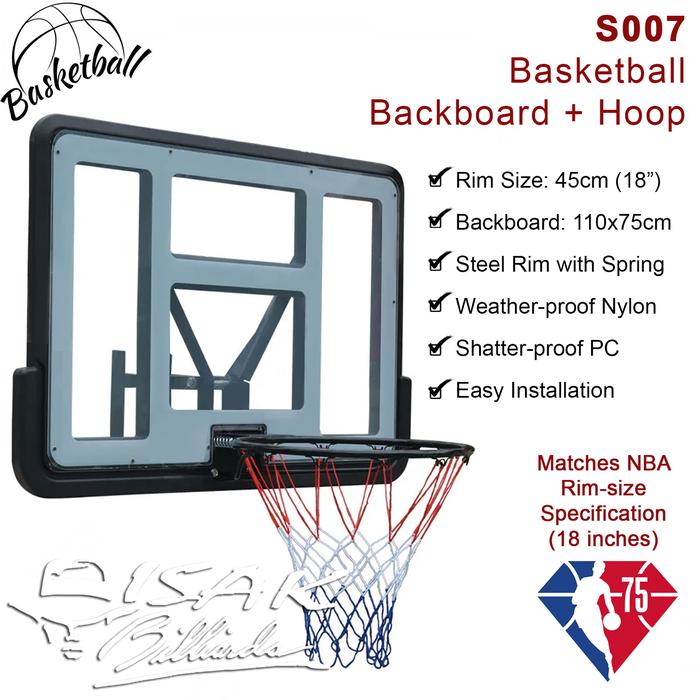 Jual Basketball Backboard Hoop Ring Net - S007 Rim Bola Basket Ball ...