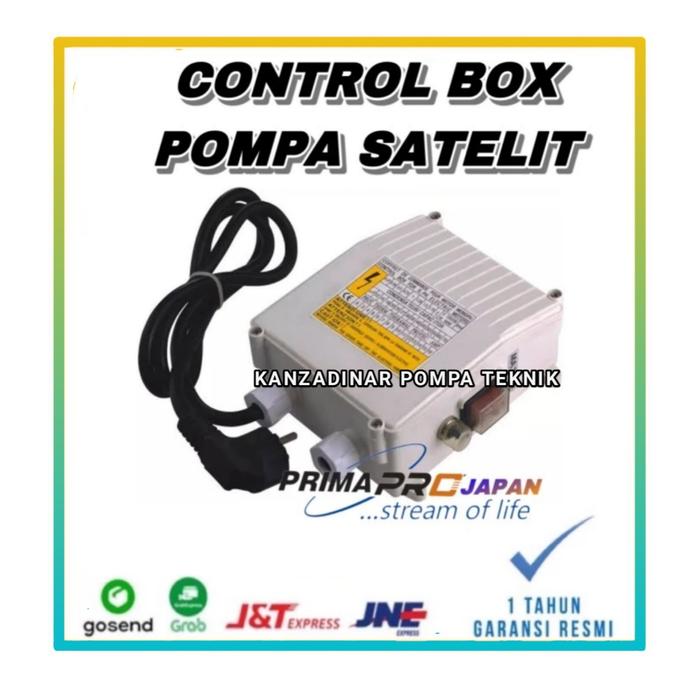 Jual control box panel pompa submersible satelit 1hp Box pompa satelit ...