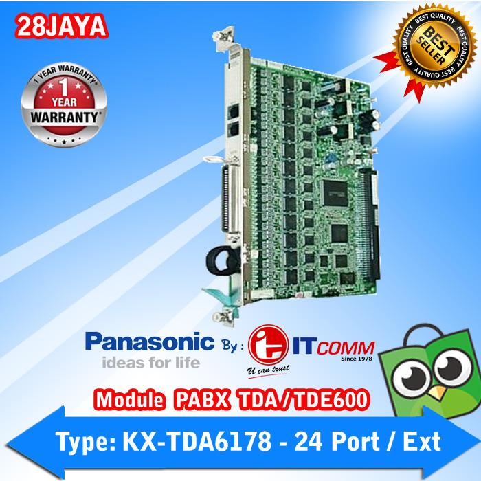 Jual Panasonic KX-TDA6178 - Module Extension 24 Port - Untuk PABX KX ...