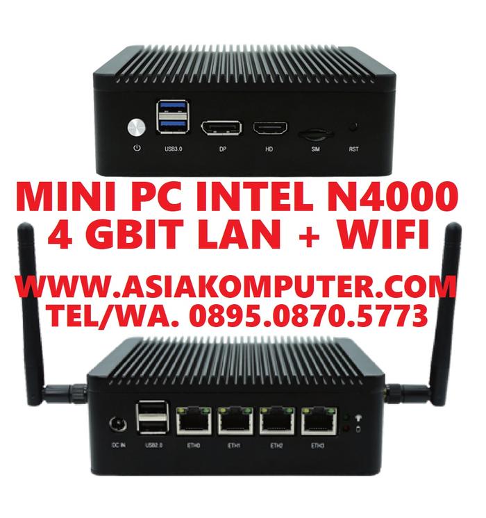 Jual Mini PC Celeron 4 Lan PFSENSE Sophos ClearOS Firewall UTM Router ...