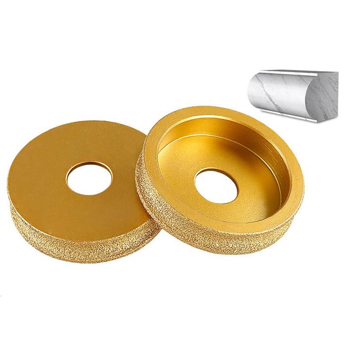 Jual 1pcs Mata Pinggul Bevel Granit Bullnose Emas 10mm Roda Gerinda ...