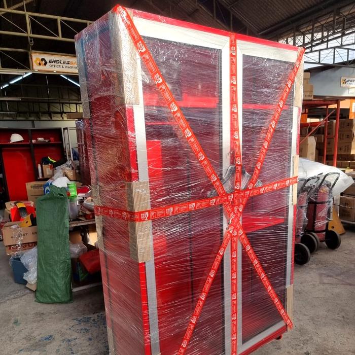 Jual LEMARI APD / SAFETY CABINET ALUMINIUM BESAR 2 PINTU BERGARANSI ...